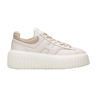 Hogan Femme, Chaussures, Beige, Taille: 35 1/2 EU H-Stripes Baskets