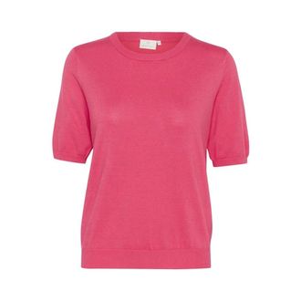 Kaffe Raspberry O-Neck Pullover T-Shirt - Femme - Pulls - Rose - Taille: 38 FR