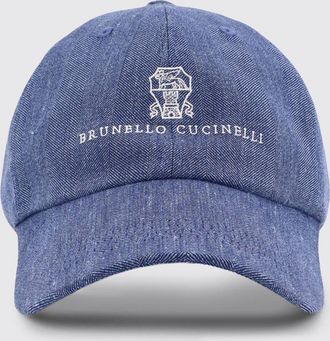 Brunello Cucinelli Hut BRUNELLO CUCINELLI Herren Farbe Denim