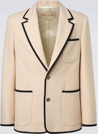 Valentino Blazer aus Schurwoll-Gabardine