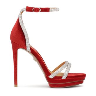 Kazar Rote Sandalen mit gl&auml;nzenden Riemen.Dieses Produkt f&auml;llt klein aus. - - Shoes - Damen - Rot - 38 EU