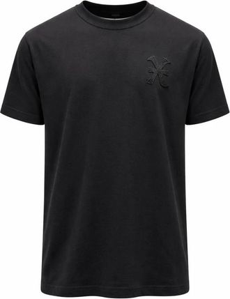 John Richmond Homme, Tops, Noir, Taille: S T-shirt Graphique Signature