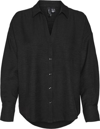 Vero Moda VMMELANEY QUEENY LS Shirt WVN NOOS