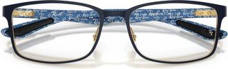 Ray-Ban unisex, Accessoires, Bleu, Taille: 55 MM Rx8424 Optical Frame
