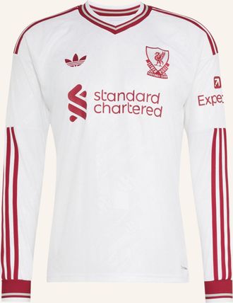 adidas Fc Liverpool 26/27 Ausw&auml;rtstrikot, Lang&auml;rmelig weiss