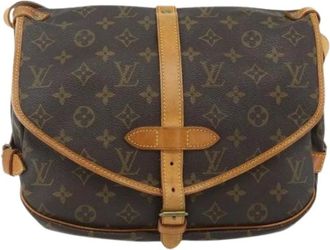 Louis Vuitton unisex, Pre-owned, Brun, Taille: ONE Size Sac &agrave; main Saumur Pre-owned