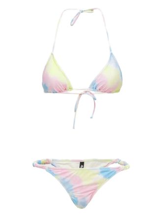 Reina Olga Bikini mit Haargummi-Detail - Blau