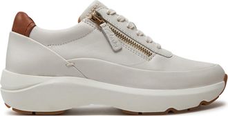 Clarks Sneakers Clarks Tivoli Zip 26176650 Écru