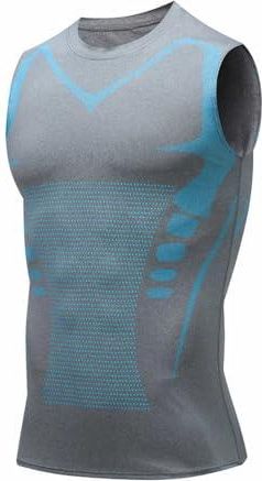 Generic Ionic Shaping Vest,Powershape Vest,Power Shape Vest,débardeur De Compression Homme,Debardeur Homme,Gilet Modelant Ionique Nouvelle Édition,Men Body Sh