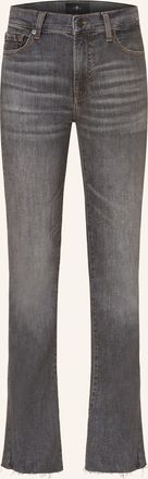 7 For All Mankind Bootcut Jeans Rocker grau