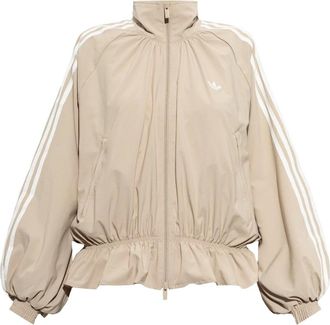 adidas Veste de surv&ecirc;tement oversize blousante - Femme - Sport - Beige - Taille: 38 FR