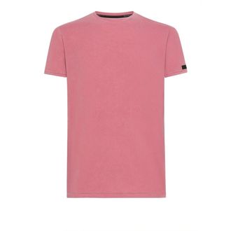 Roberto Ricci Design Rrd, Homme, Tops, Rose, Taille: 2XL Techno Wash Piqu&eacute; T-shirt