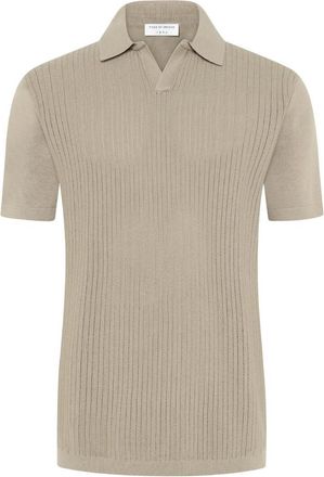 Tiger Of Sweden Geripptes Poloshirt aus Baumwolle in