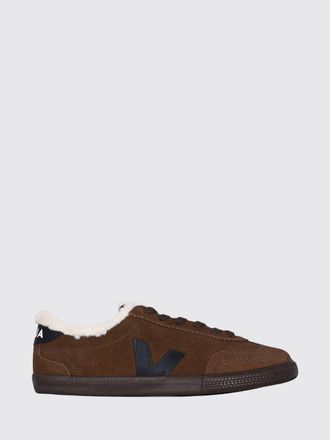 Veja Volley Wildleder-Sneaker mit Shearling-Innenfutter