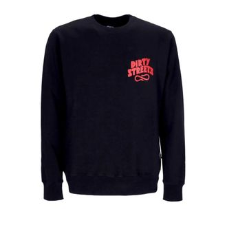 PROPAGANDA Schwarzer Crewneck-Sweatshirt mit Besticktem Logo - - Sweatshirts & Hoodies - Herren - Schwarzk - S