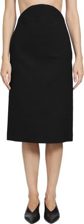 Jil Sander Wool Sabl&eacute; Skirt