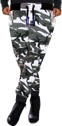 rmk Jogginghose Damen Trainingshose Fitnesshose Sporthose Camouflage Sweatpants elastischer Bund