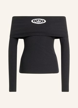 adidas Originals Adidas Originals Off-Shoulder-Longsleeve schwarz