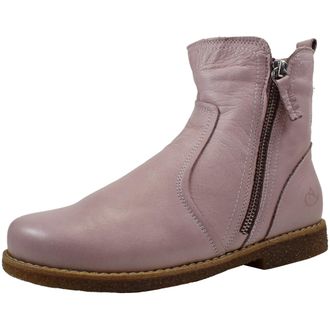 Andrea Conti Damen Stiefelette Boot Zierrei&szlig;verschluss Leder 0344814, Gr&ouml;&szlig;e:40 EU, Farbe:Rosa
