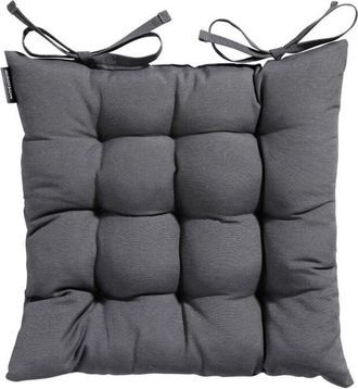Madison New York Galette de chaise de jardin PANAMA 45 x 45 cm - MADISON S&eacute;rie Classique - Gris
