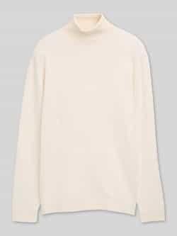Tom Tailor Rollkragenpullover mit Feinstrickstruktur