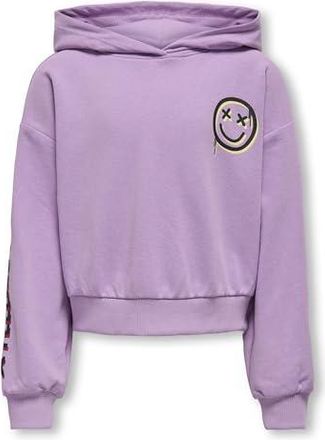 Only Kogsmile Life L/S Hood Ub SWT Noos Maillot de surv&ecirc;tement, Violette Africaine, 122-128 Femme