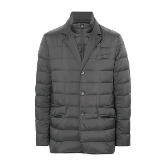 Herno Graue Daunenjacke f&uuml;r M&auml;nner - - Jackets - Herren - Grau - L