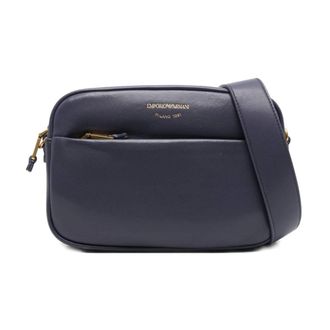 Emporio Armani Femme, Sacs, Violet, Taille: ONE Size Sac appareil photo en cuir