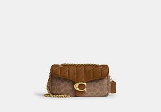 Coach Tabby Schultertasche 26 aus Signature-Canvas mit Steppung