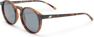 Le Specs Teen Spirit Deux Matte Tortoise Round Sunglasses Taille unique Tortoise