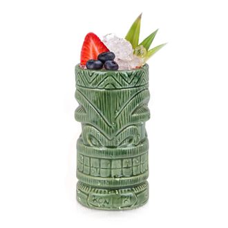 Beaumont Amsterdam Keramik Kon Tiki Becher 630ml Faded Green