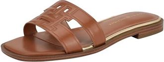 Tommy Hilfiger Sandales plates Terenz pour femme, marron, 36.5 EU