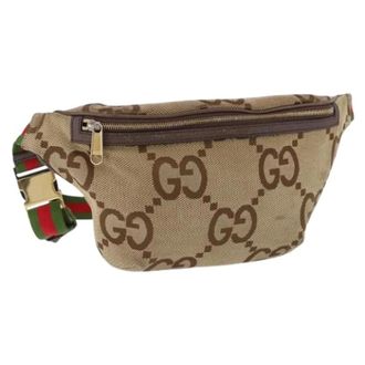 Gucci Sac bandouli&egrave;re vintage Gucci Pre-owned en toile GG - Femme - Pre-owned - Beige - Taille: ONE Size