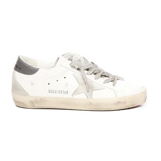 Golden Goose Wei&szlig;e Sneakers mit Stern-Applikation - - Shoes - Damen - Wei&szlig; - 38 EU