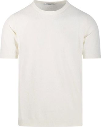 Roberto Collina Homme, Pulls, Blanc, Taille: M Pull Ras du Cou