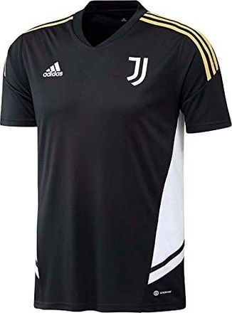 adidas Juventus Condivo 22 Maillot dentra&icirc;nement Jersey (Short Sleeve), Noir, XS Homme