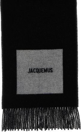 Jacquemus Virgin Wool Scarf - Black