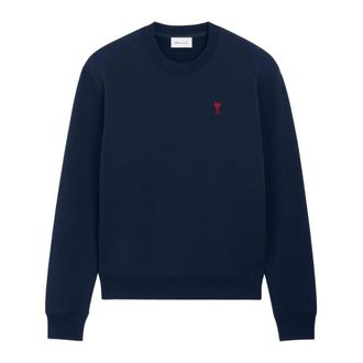 Ami Homme, Sweatshirts et sweats &agrave; capuche, Bleu, Taille: XL Ami De Coeur SweaT-shirt en Coton