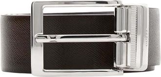 Guess ceinture Milano Adjustable & Reversible Belt H35 W105 Brown marron fonc&eacute; raccourcissable