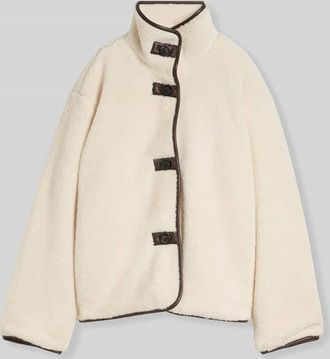 Tom Tailor Denim Teddyjacke mit Kontrastkn&ouml;pfen
