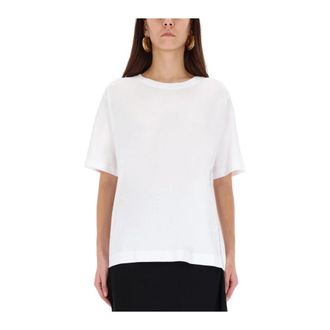 Dries Van Noten Buttoned Cotton Tee - - Tops - Damen - Wei&szlig; - S