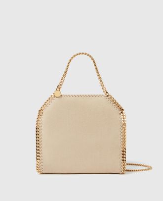 Stella McCartney Falabella Mini Tote Bag, Woman, Clotted Cream