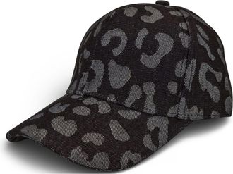 styleBREAKER Cap Baseball Cap Jeans Leo Muster