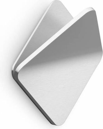 Zack Zack OLFO Towel Hook Brushed Finish, Large, Silver