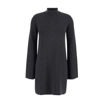 Semicouture Robe en maille - Femme - Robes - Gris - Taille: 42 FR