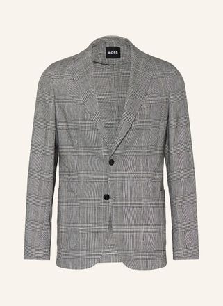 HUGO BOSS Sakko Hanry Slim Fit Mit Leinen schwarz