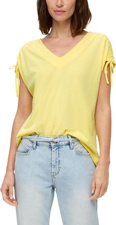 s.Oliver &Auml;rmelloses Shirt mit Bindedetails an der Schulterpartie