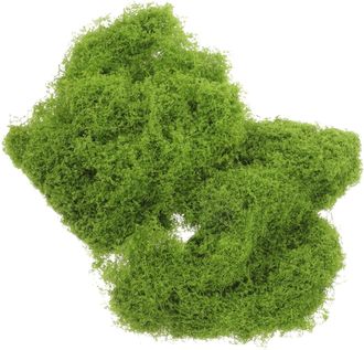 Pretyzoom K&uuml;nstliches Moos f&uuml;r Pflanzgef&auml;&szlig;e Selbstgemacht Bastelmoos Zimmerpflanzen Dekoration Filigranes Naturgetreues Moos Gr&uuml;n Teppich f&uuml;r Topfpflanzen Innen