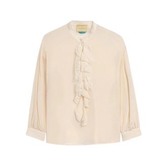 Momoni Nelia Bluse - - Blouses & Shirts - Damen - Beige - S