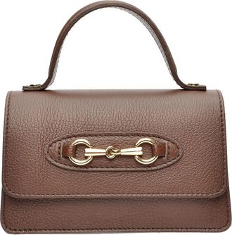 Isabella Rhea Kastanienbraun Rindsledertasche